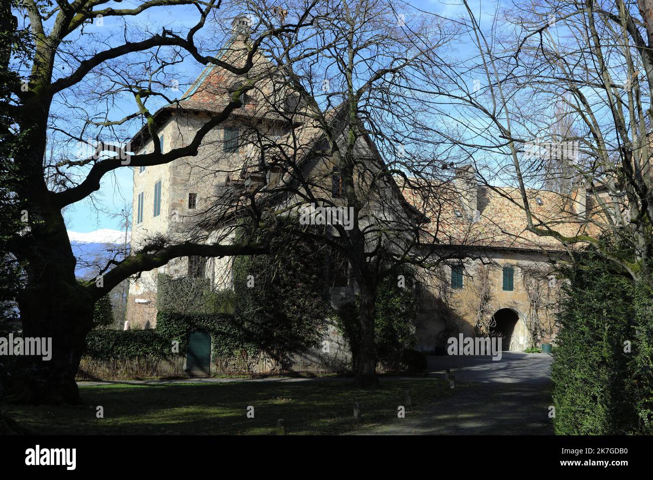 ©francois Glories/MAXPPP - 19/01/2020 The castle of Bellerive (was ...