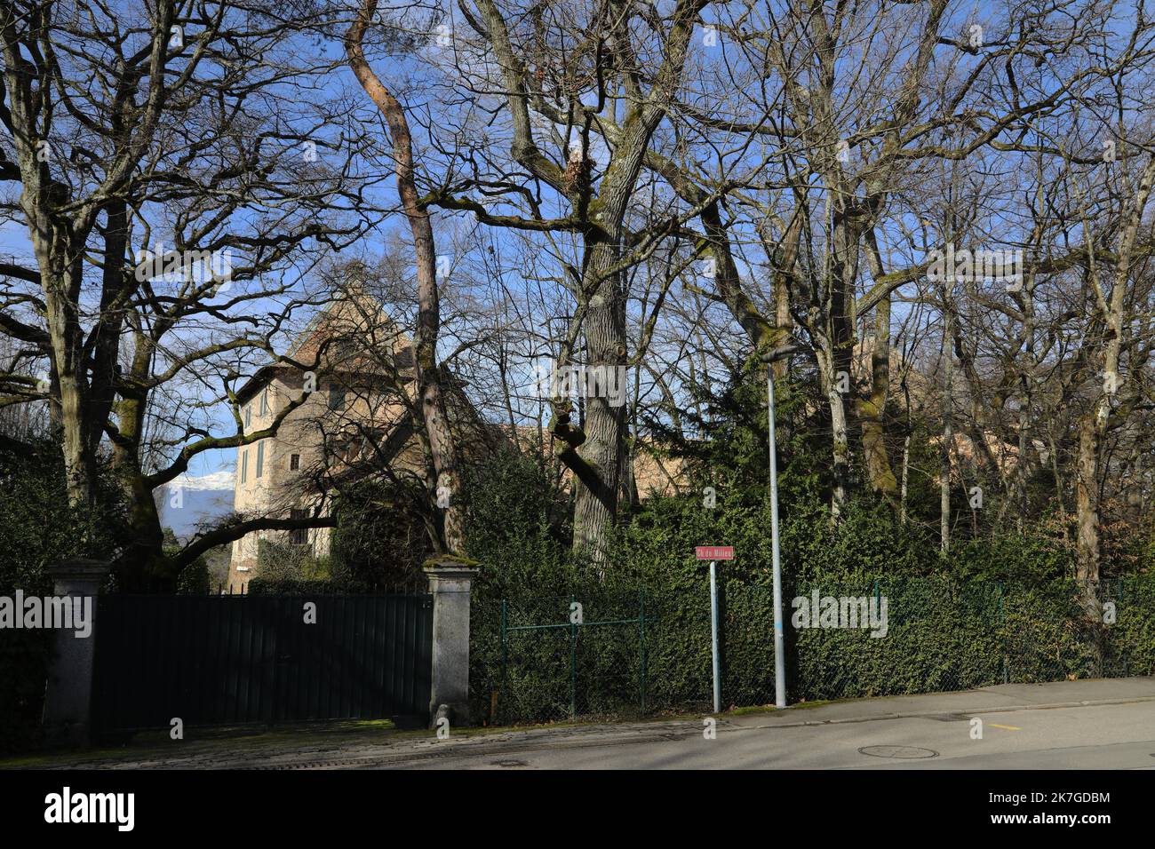 ©francois Glories/MAXPPP - 19/01/2020 The castle of Bellerive (was ...