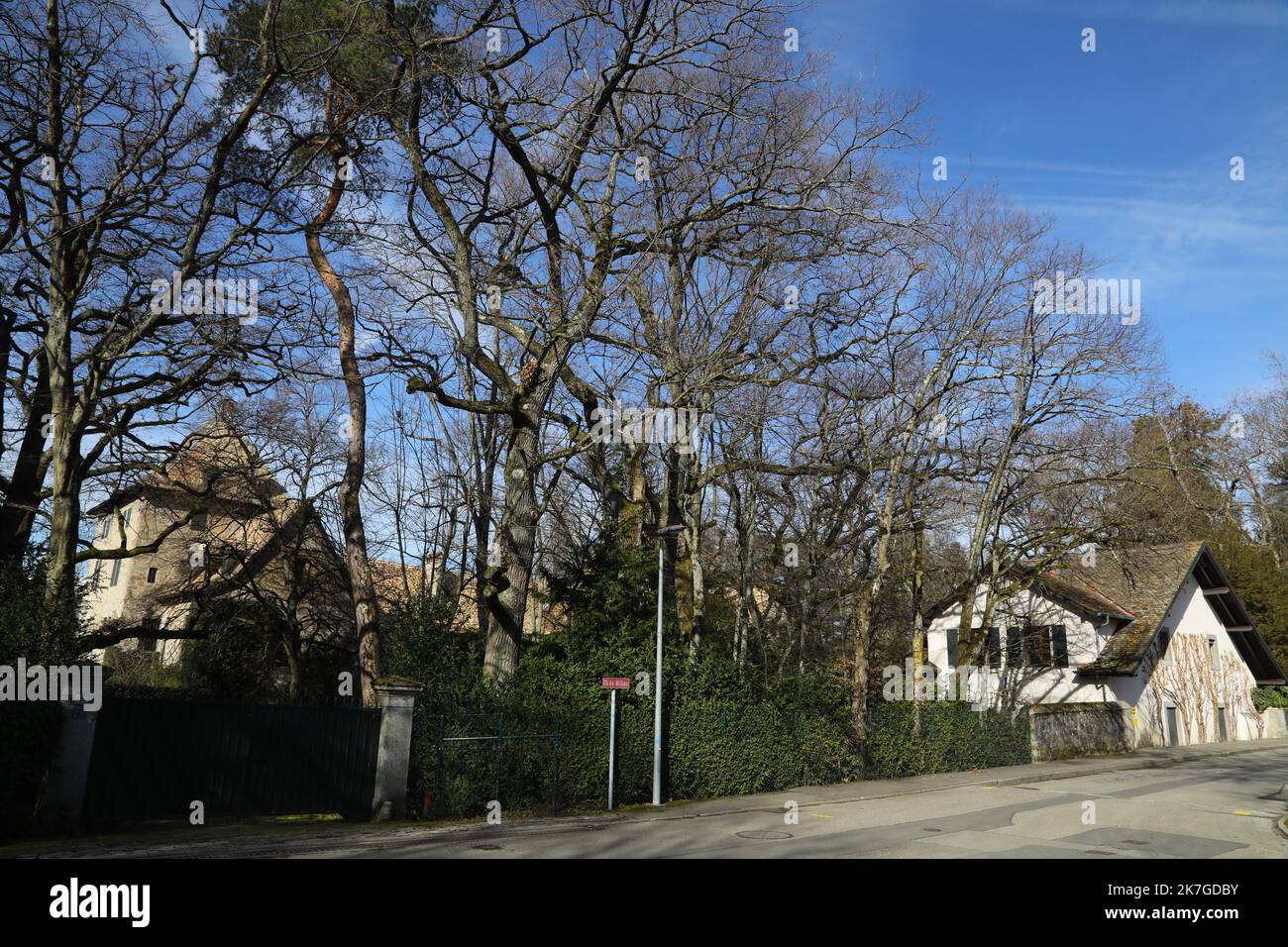 ©francois Glories/MAXPPP - 19/01/2020 The castle of Bellerive (was ...