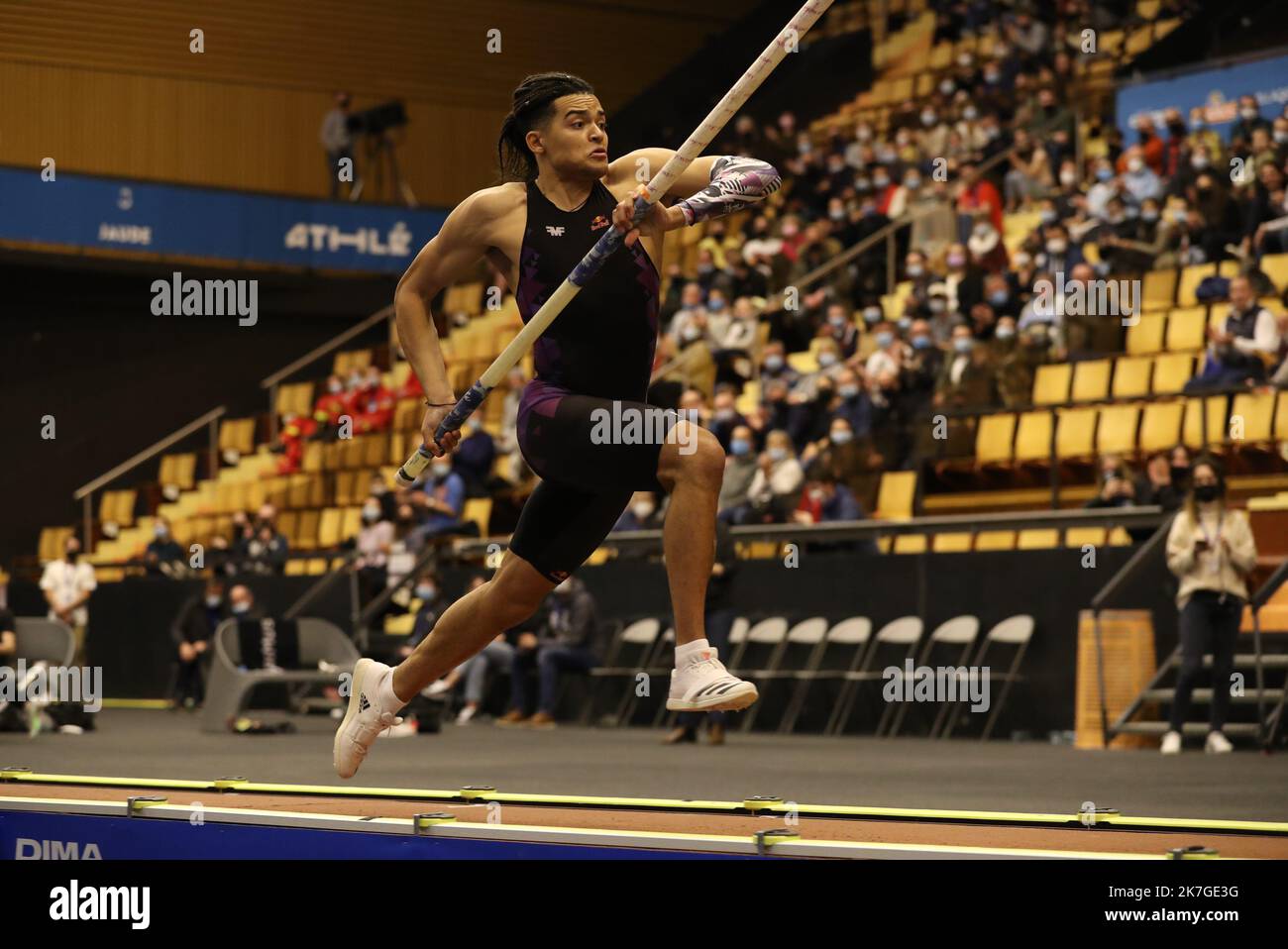 Thierry Larret / MAXPPP. Athletisme. Meeting indoor : ALL STAR PERCHE ...