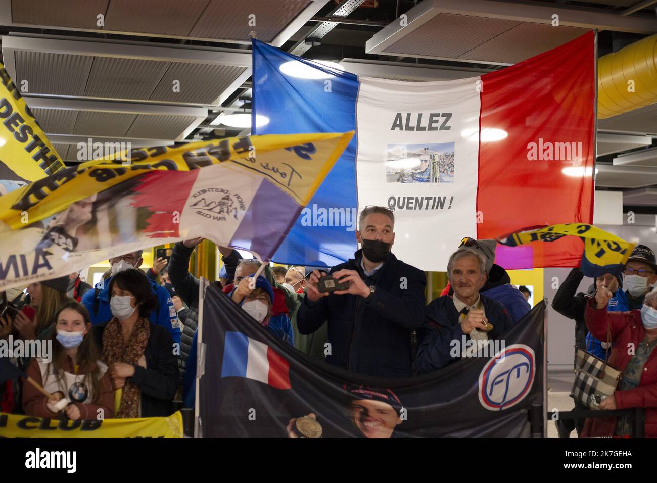 ©PHOTOPQR/LE PROGRES/Norbert GRISAY - Genève 21/02/2022 - Le 21/02/22 ...