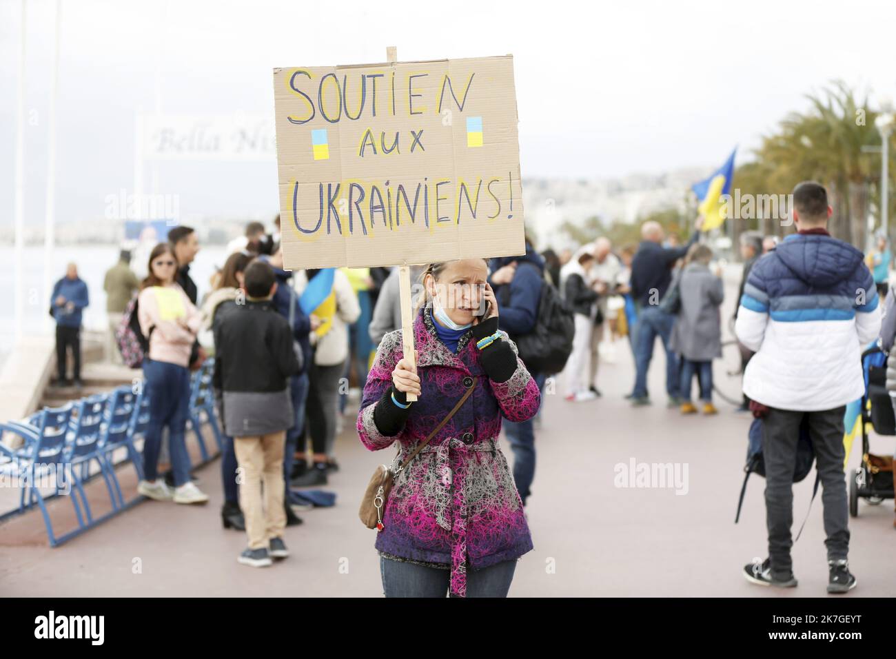 ©PHOTOPQR/NICE MATIN/Dylan Meiffret ; Nice ; 24/02/2022 ; NICE, le 24 ...