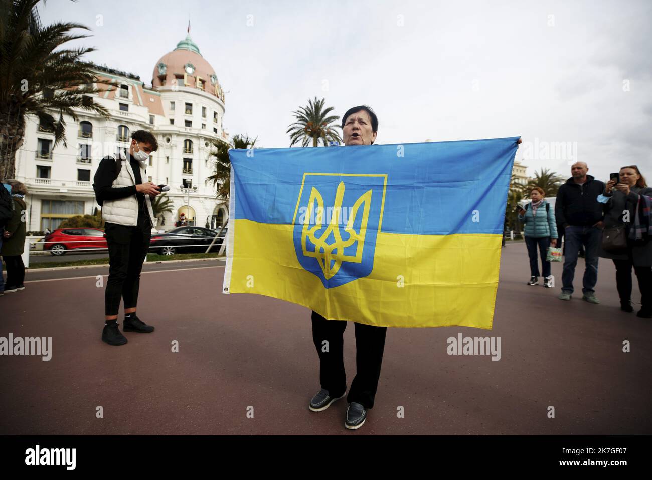 ©PHOTOPQR/NICE MATIN/Dylan Meiffret ; Nice ; 24/02/2022 ; NICE, le 24 ...