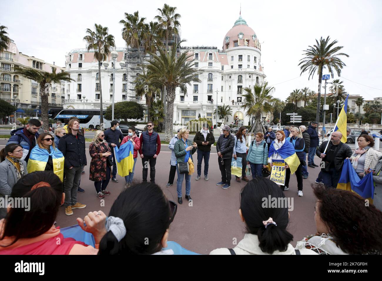 ©PHOTOPQR/NICE MATIN/Dylan Meiffret ; Nice ; 24/02/2022 ; NICE, le 24 ...