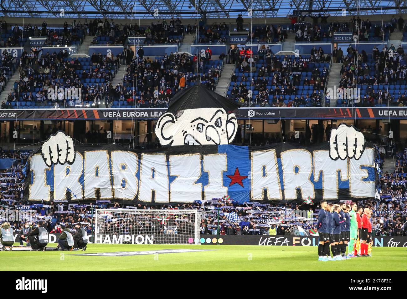 Real sociedad reale arena supporters hi-res stock photography and ...