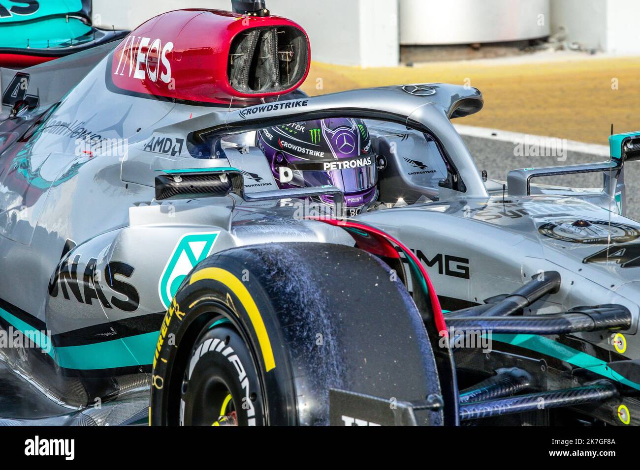 Lewis hamilton 2022 test hi-res stock photography and images - Alamy