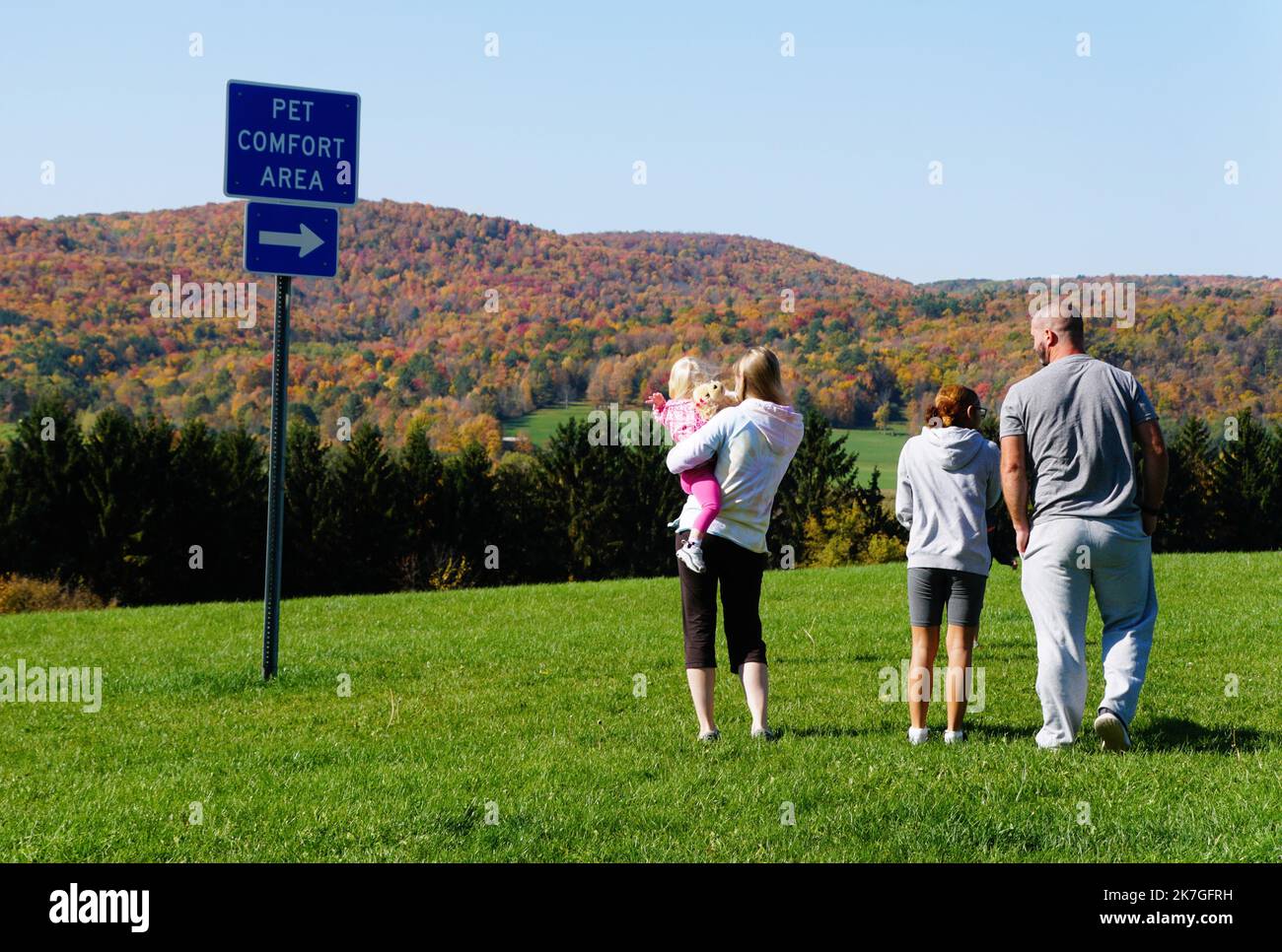 Kirkwood, New York, U.S.A - October 15, 2022 - A group of family ...