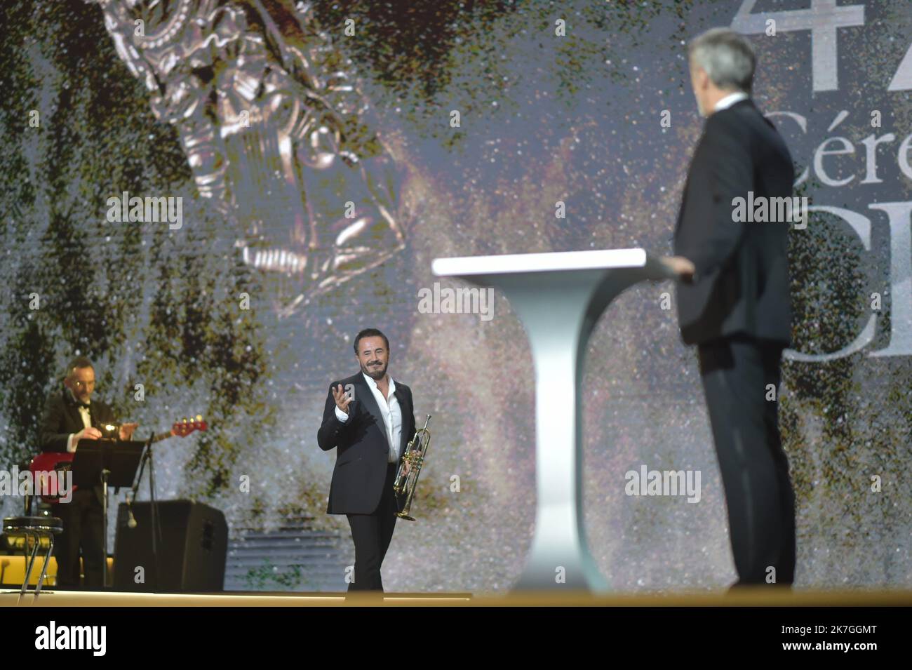 ©franck castel/MAXPPP - 24/02/2022 antoines decaunes, jose garcia ...