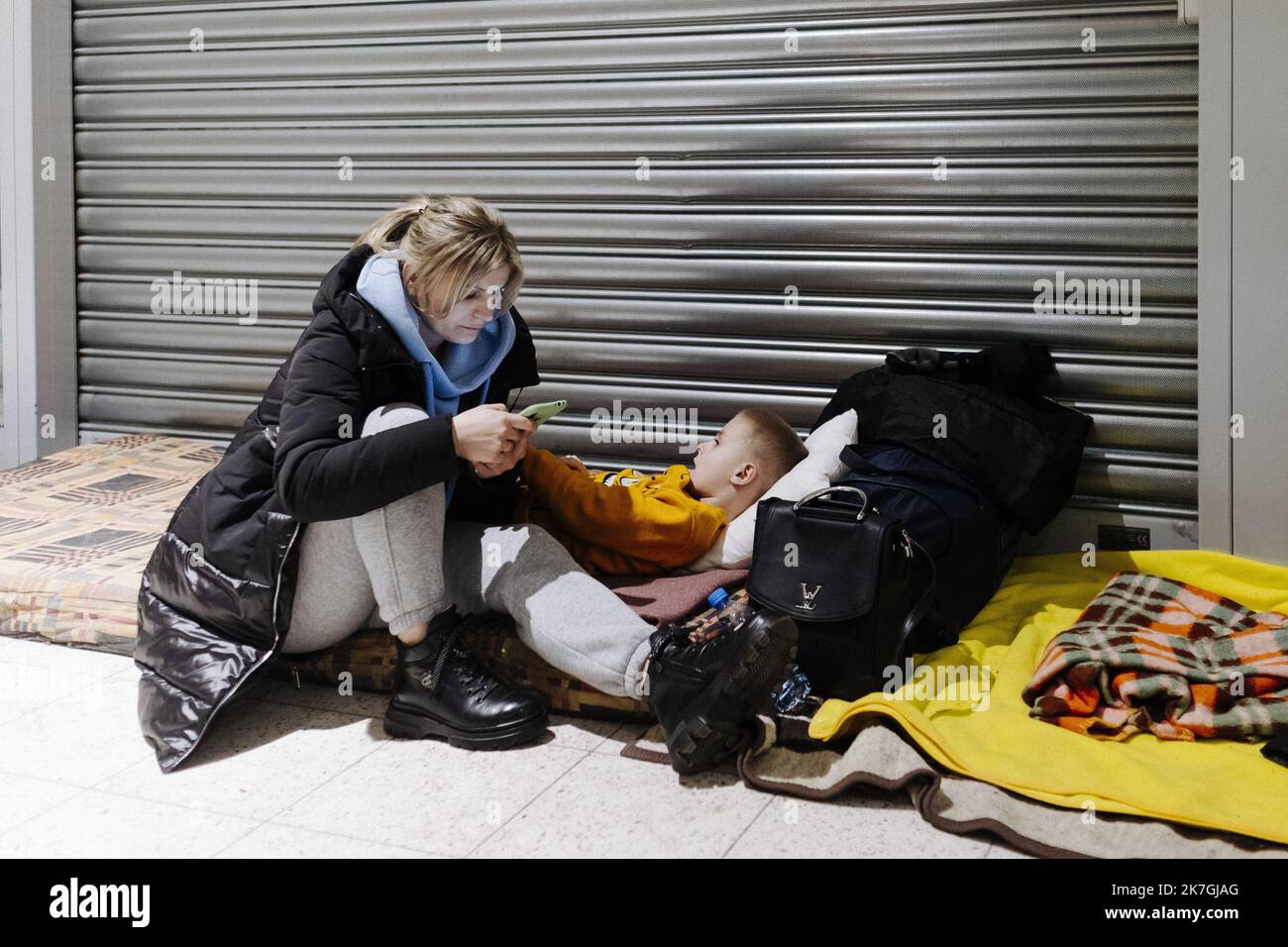 ©Jan Schmidt-Whitley/Le Pictorium/MAXPPP - Przemysl 02/03/2022 Jan ...