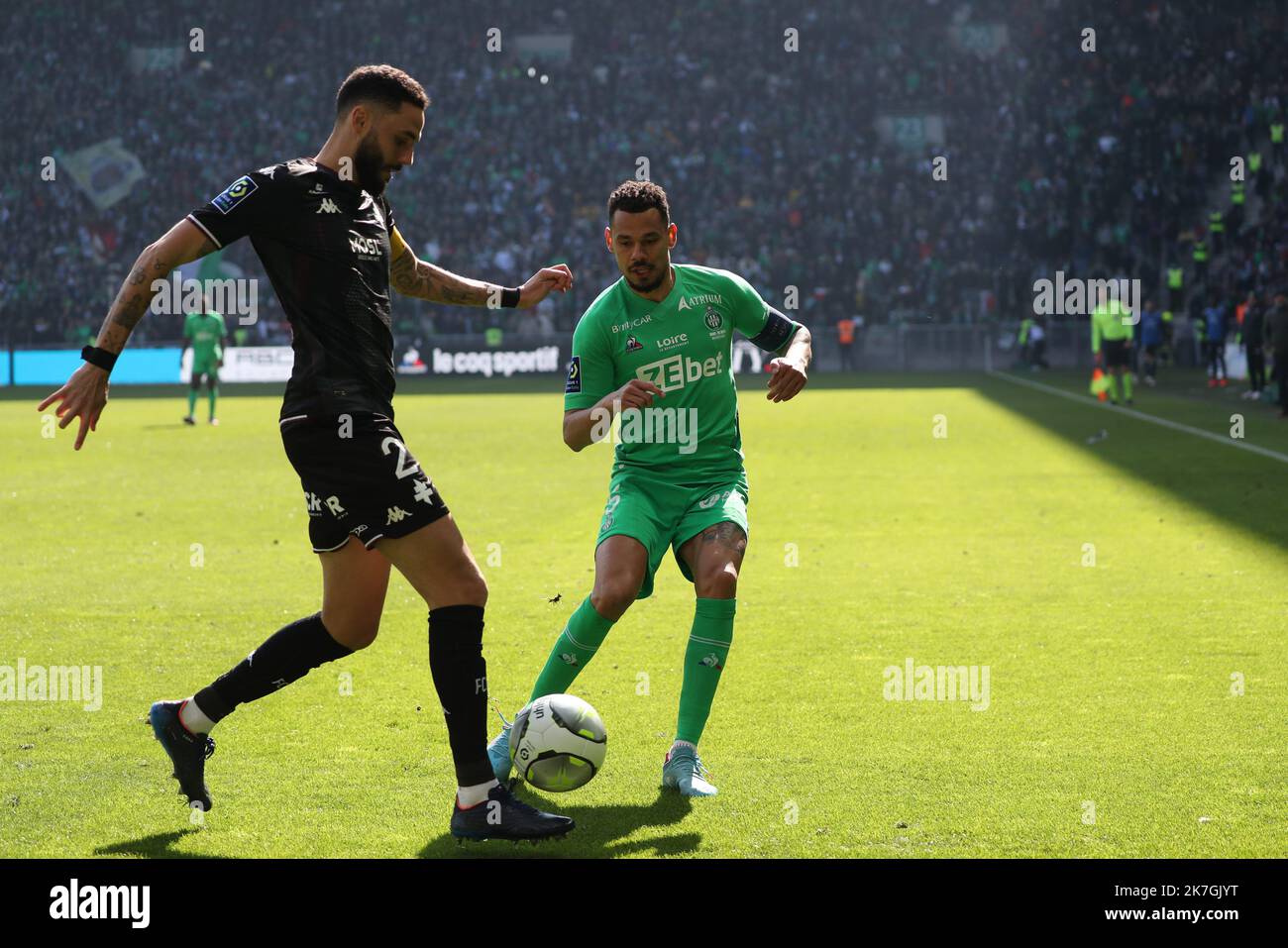 Thierry Larret / MAXPPP. Football Ligue 1 Uber Eats. Association ...