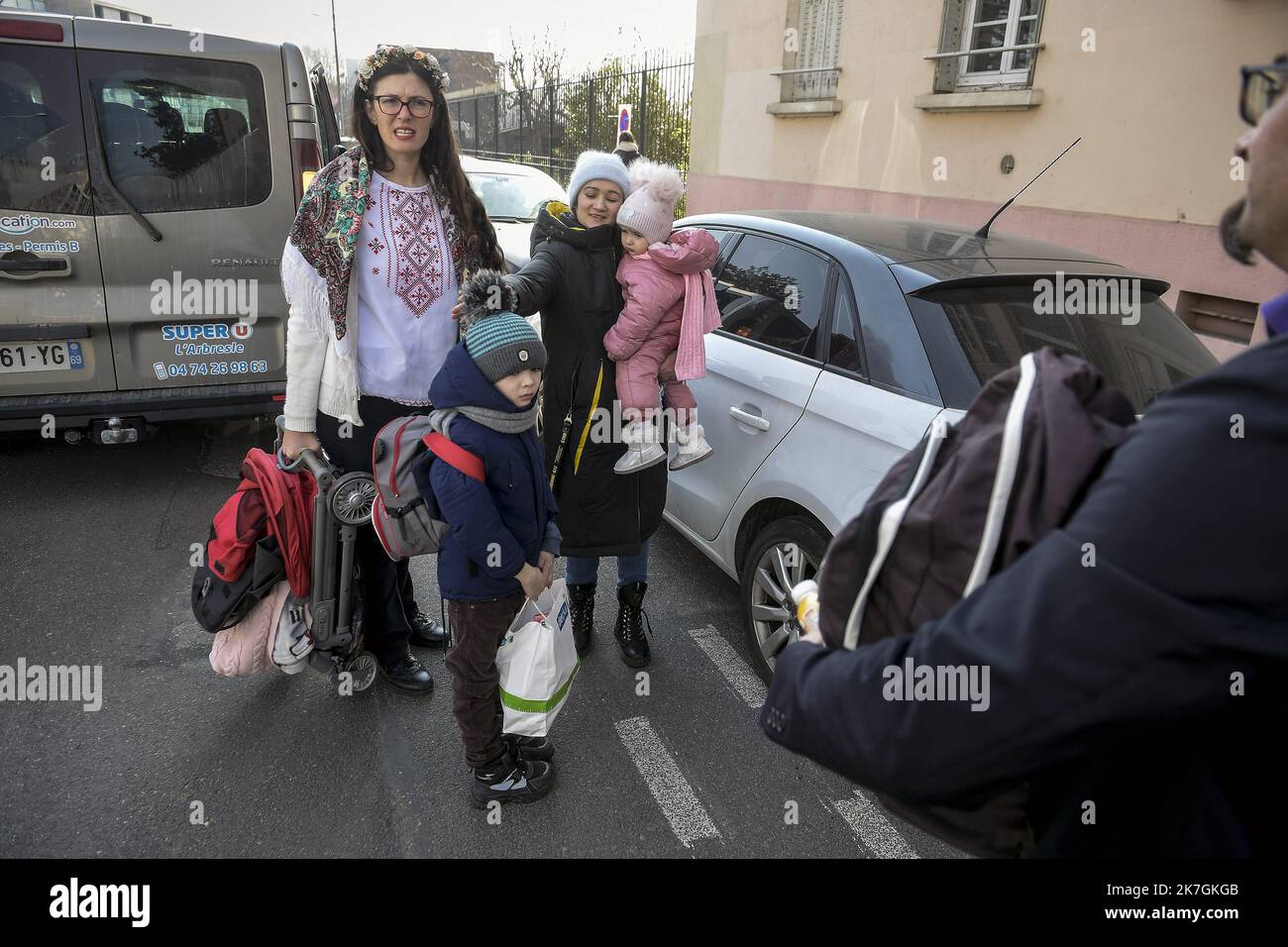©PHOTOPQR/LE PROGRES/Maxime JEGAT - Lyon 07/03/2022 - Arrivée de ...