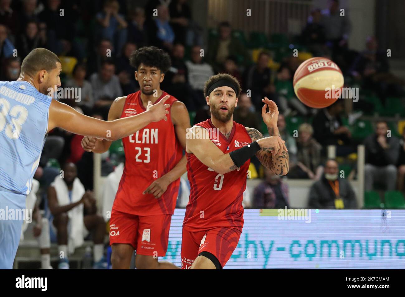 Thierry Larret / Maxppp. Basket Pro B : JA Vichy Clermont Metropole vs ...