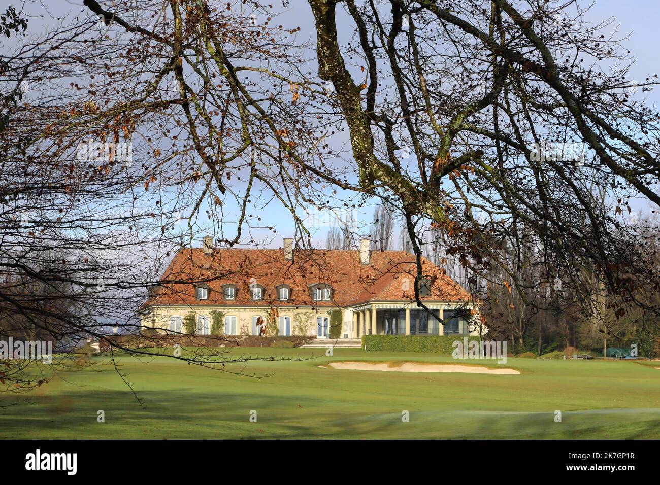 ©Francois Glories/MAXPPP - 31/01/2021 Exlusiv View Golf Club de Geneve ...