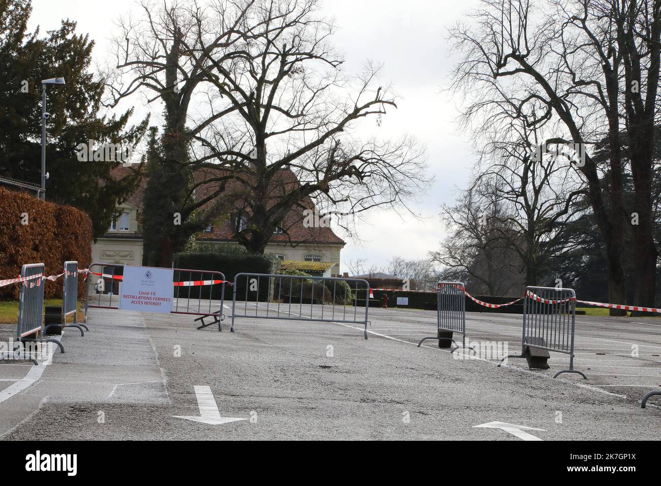 ©Francois Glories/MAXPPP - 31/01/2021 Exlusiv View Golf Club de Geneve ...