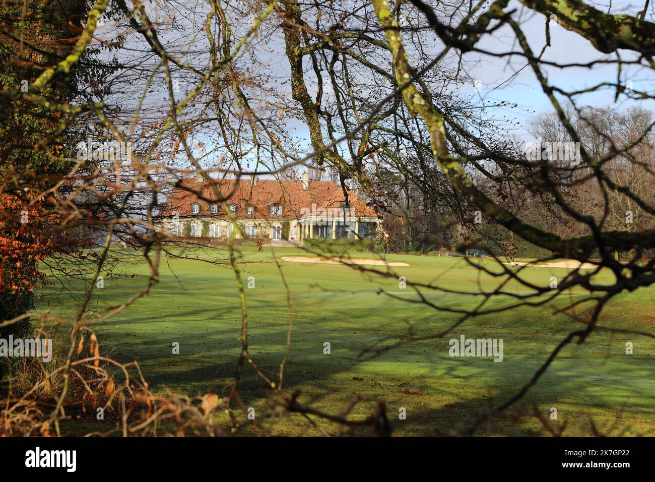 ©Francois Glories/MAXPPP - 31/01/2021 Exlusiv View Golf Club de Geneve ...