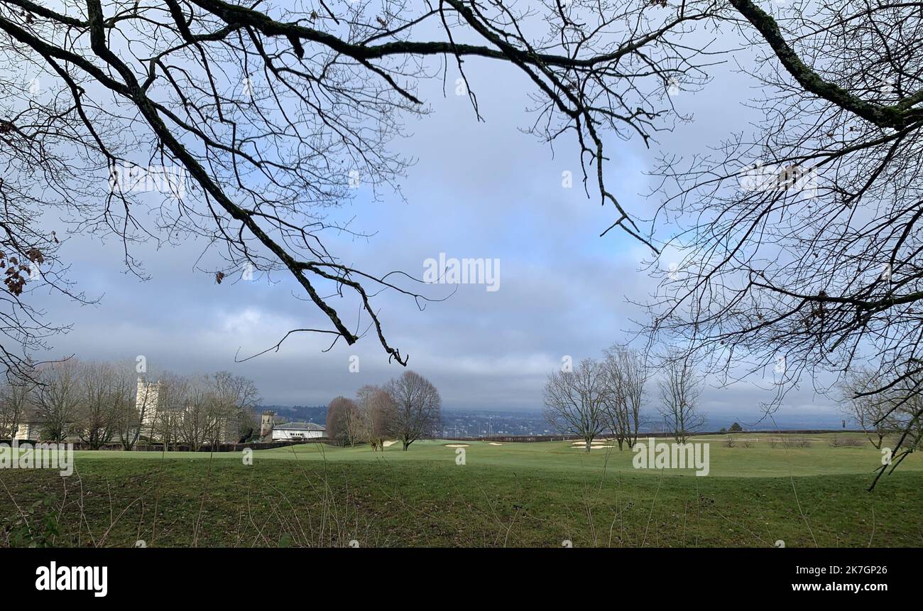 ©Francois Glories/MAXPPP - 31/01/2021 Exlusiv View Golf Club de Geneve ...
