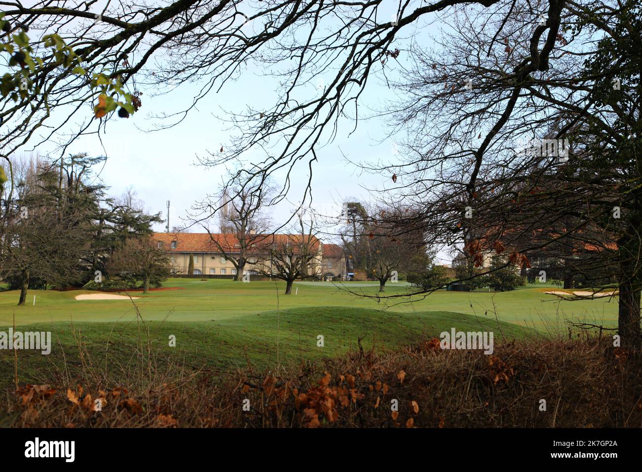©Francois Glories/MAXPPP - 31/01/2021 Exlusiv View Golf Club de Geneve ...