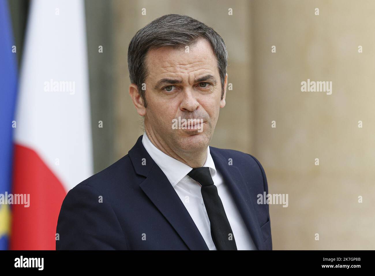 ©Sebastien Muylaert/MAXPPP - Paris 16/03/2022 Olivier Veran Ministre ...