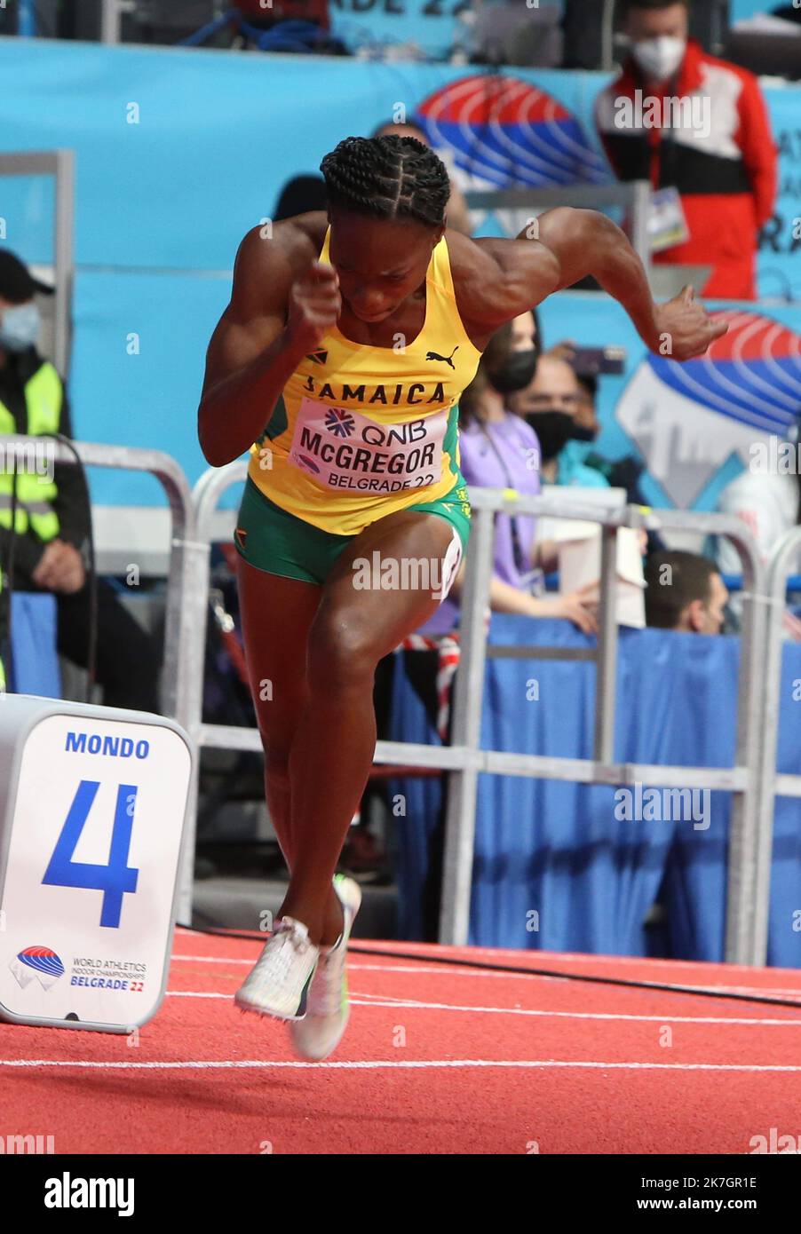 ©Laurent Lairys/MAXPPP - Roneisha MC Gregor of Jamaique Heats 400 M ...