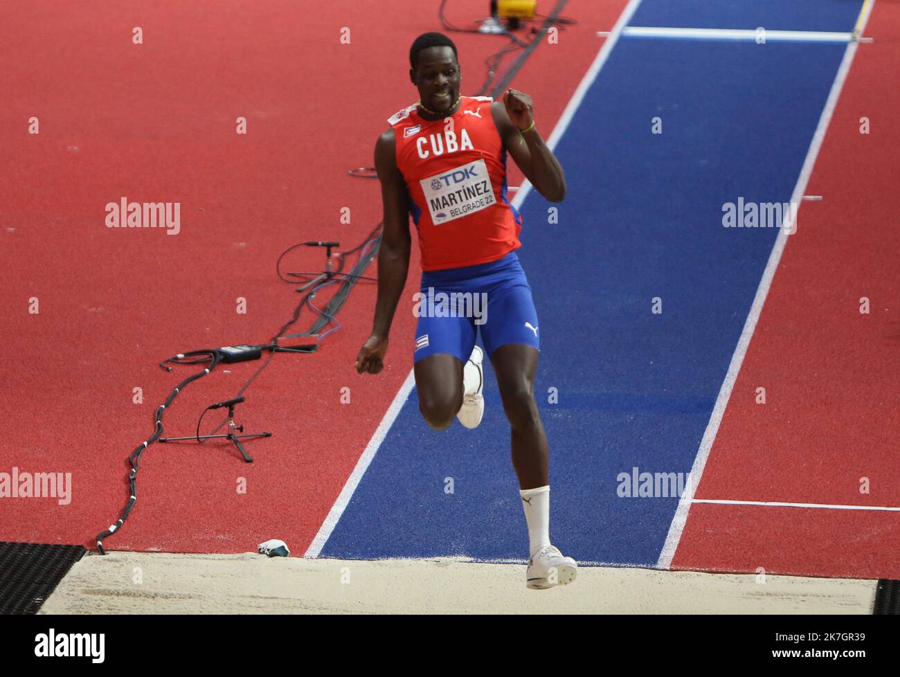 Lazaro martinez triple jump hi-res stock photography and images - Alamy