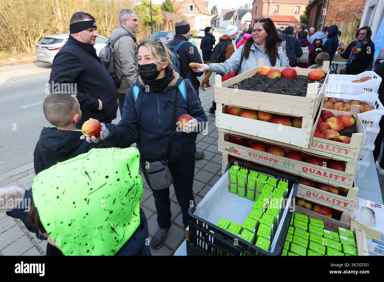 ©PHOTOPQR/VOIX DU NORD/Ludovic Maillard ; 20/03/2022 ; Fresnicourt le ...