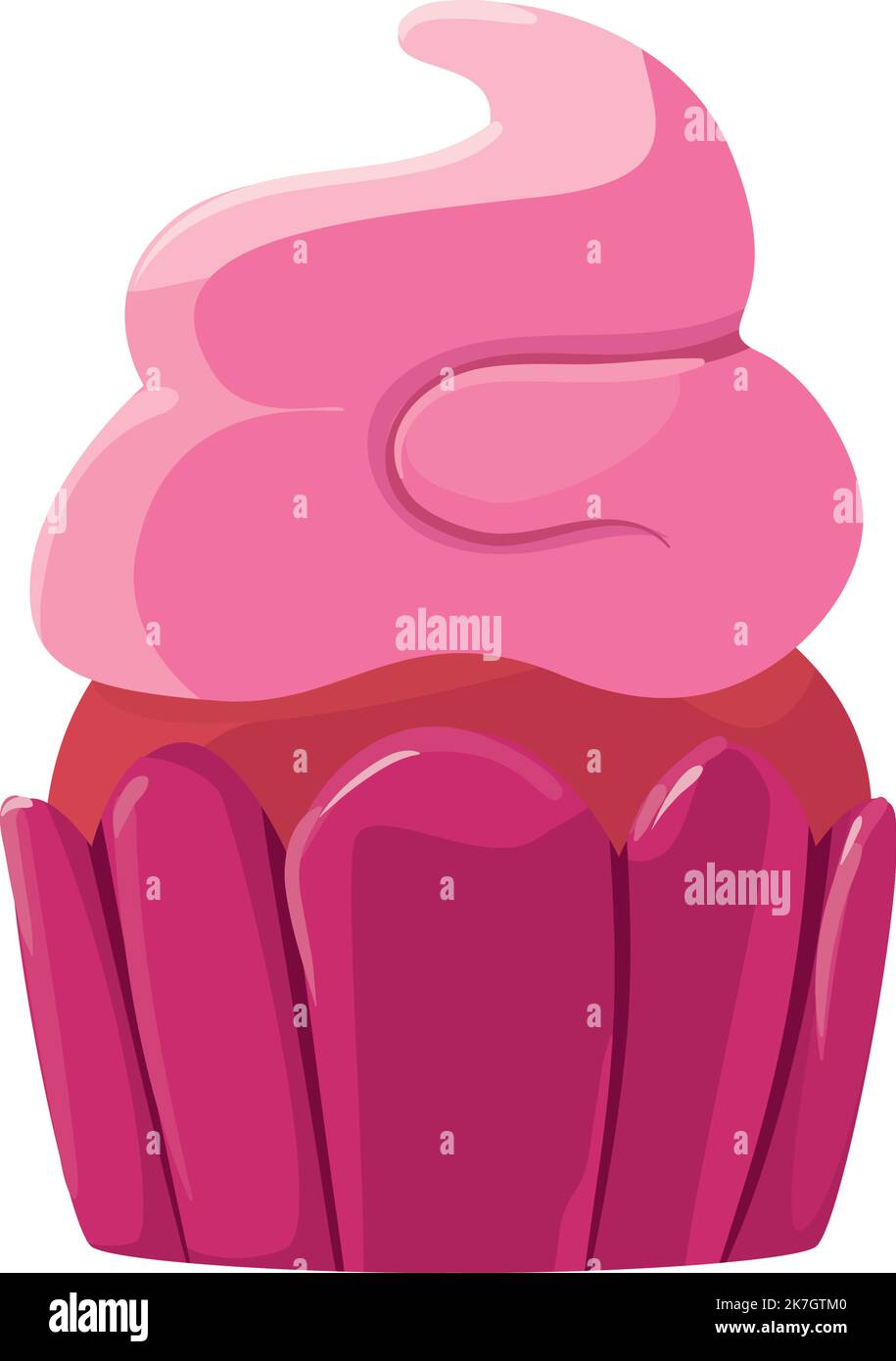 flat cupcake design Stock Vector Image & Art - Alamy