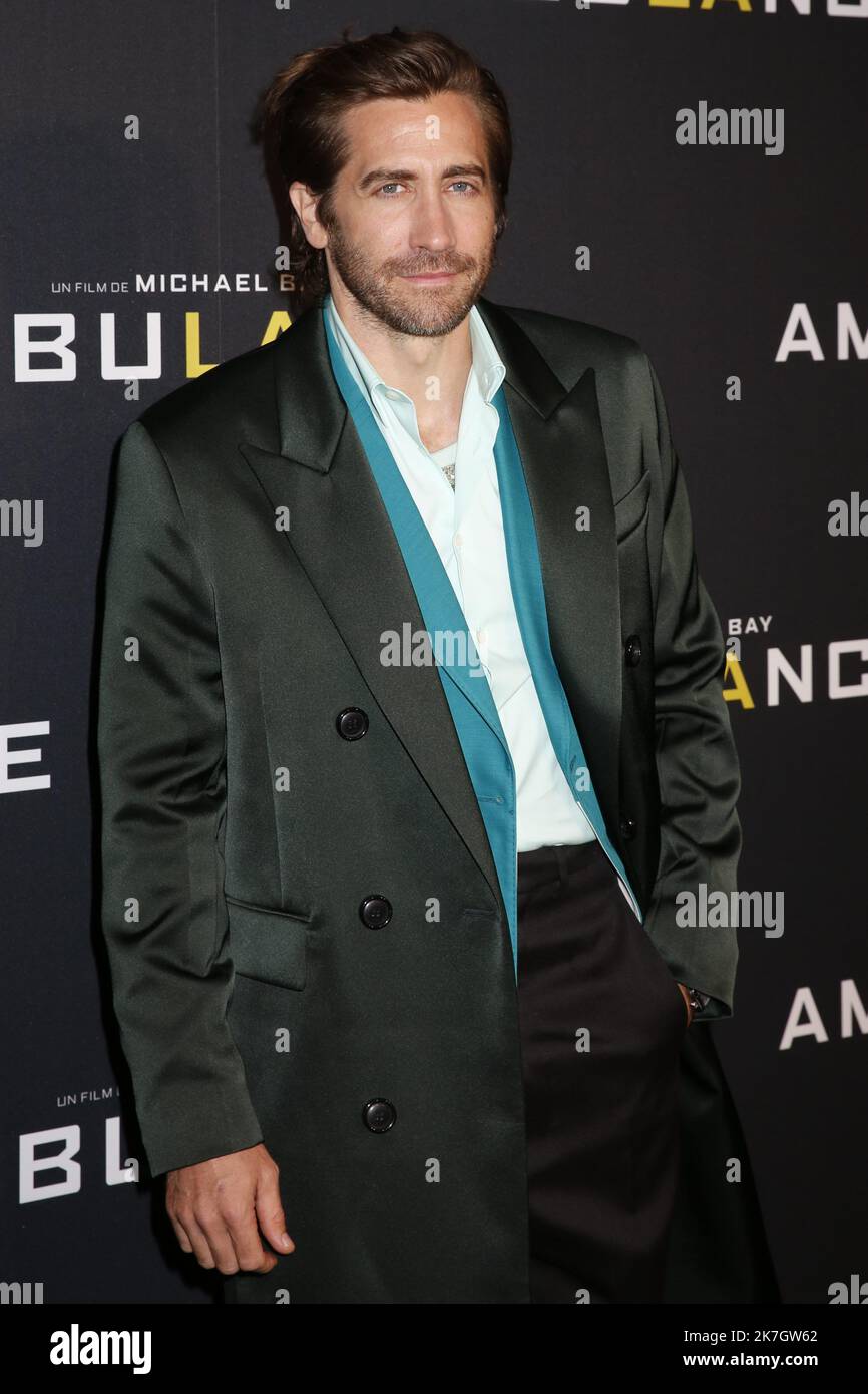 ©Sebastien Muylaert/MAXPPP - Paris 20/03/2022 US actor Jake Gyllenhaal ...