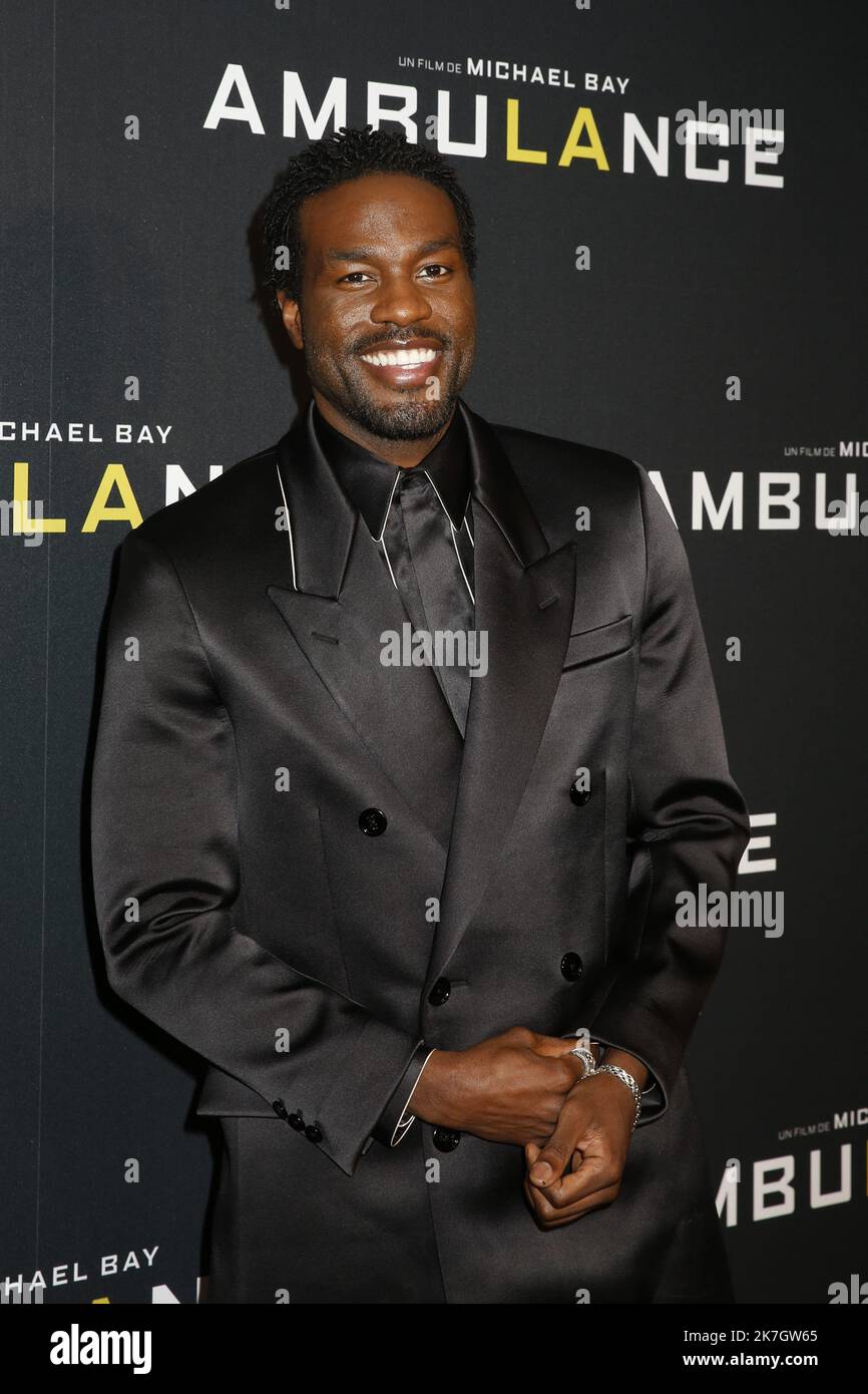 ©Sebastien Muylaert/MAXPPP - Paris 20/03/2022 US actor Yahya Abdul ...