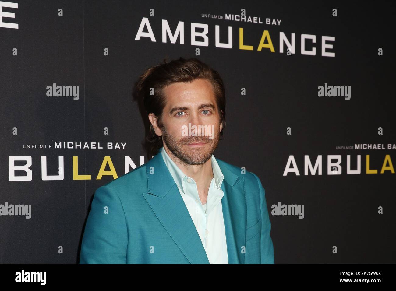 ©Sebastien Muylaert/MAXPPP - Paris 20/03/2022 US actor Jake Gyllenhaal ...