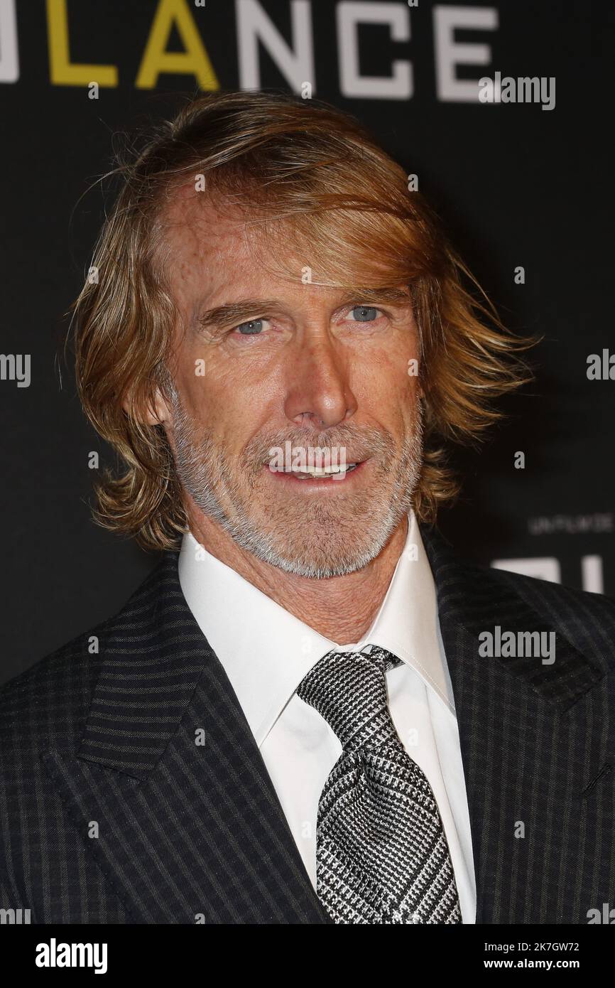 ©Sebastien Muylaert/MAXPPP - Paris 20/03/2022 US filmmaker Michael Bay ...