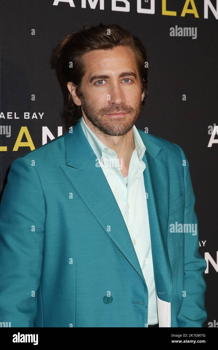 ©Sebastien Muylaert/MAXPPP - Paris 20/03/2022 US actor Jake Gyllenhaal ...