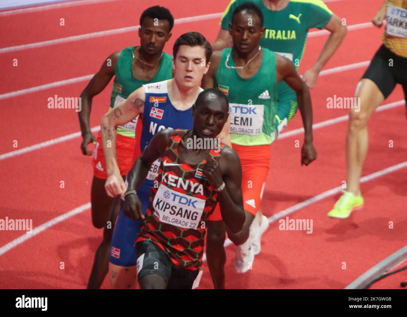 ©Laurent Lairys/MAXPPP - Abel KIPSANG of Kenya , Jakob INGEBRIGTSEN of ...
