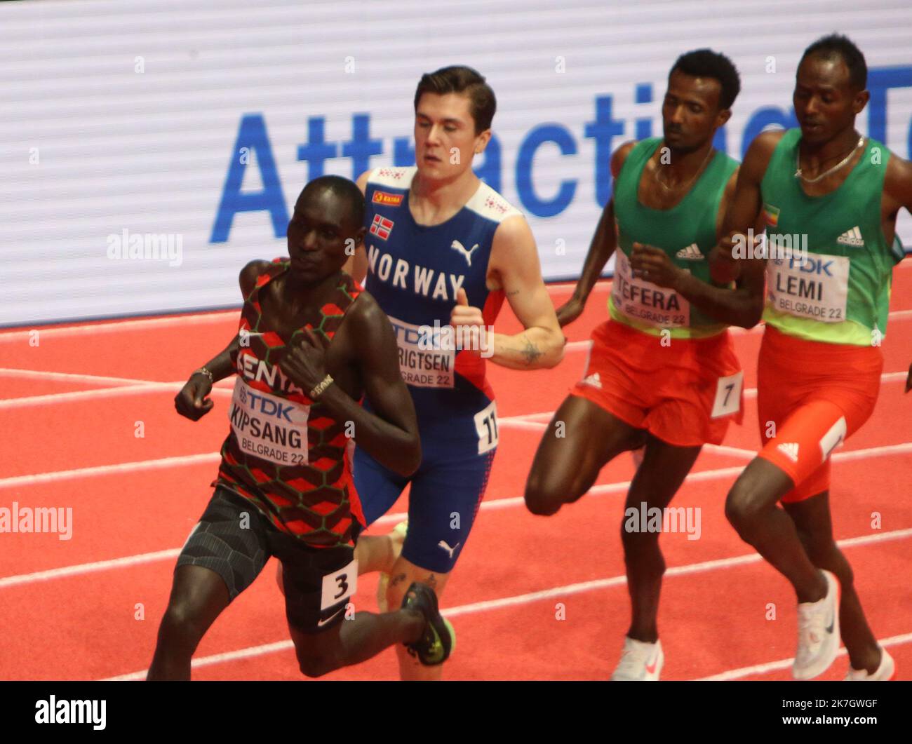 ©Laurent Lairys/MAXPPP - Abel KIPSANG of Kenya , Jakob INGEBRIGTSEN of ...