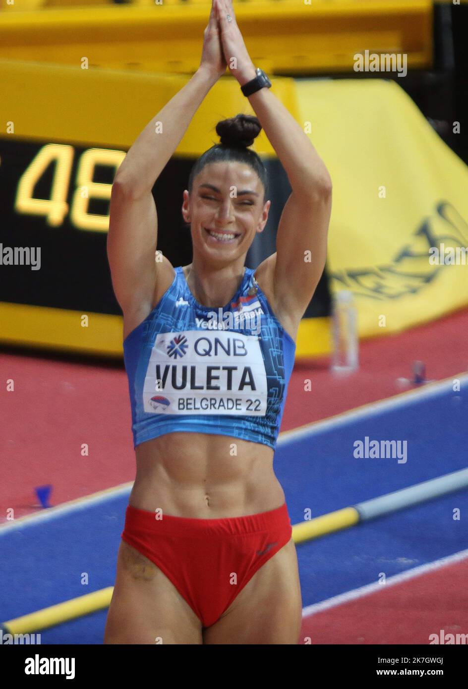©Laurent Lairys/MAXPPP - Ivana VULETA of Serbie Finale Long Jump Women ...