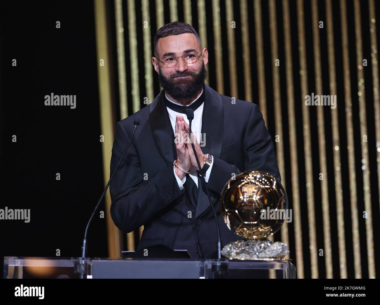 Paris, France. 17th Oct, 2022. Real Madrid's French forward Karim ...