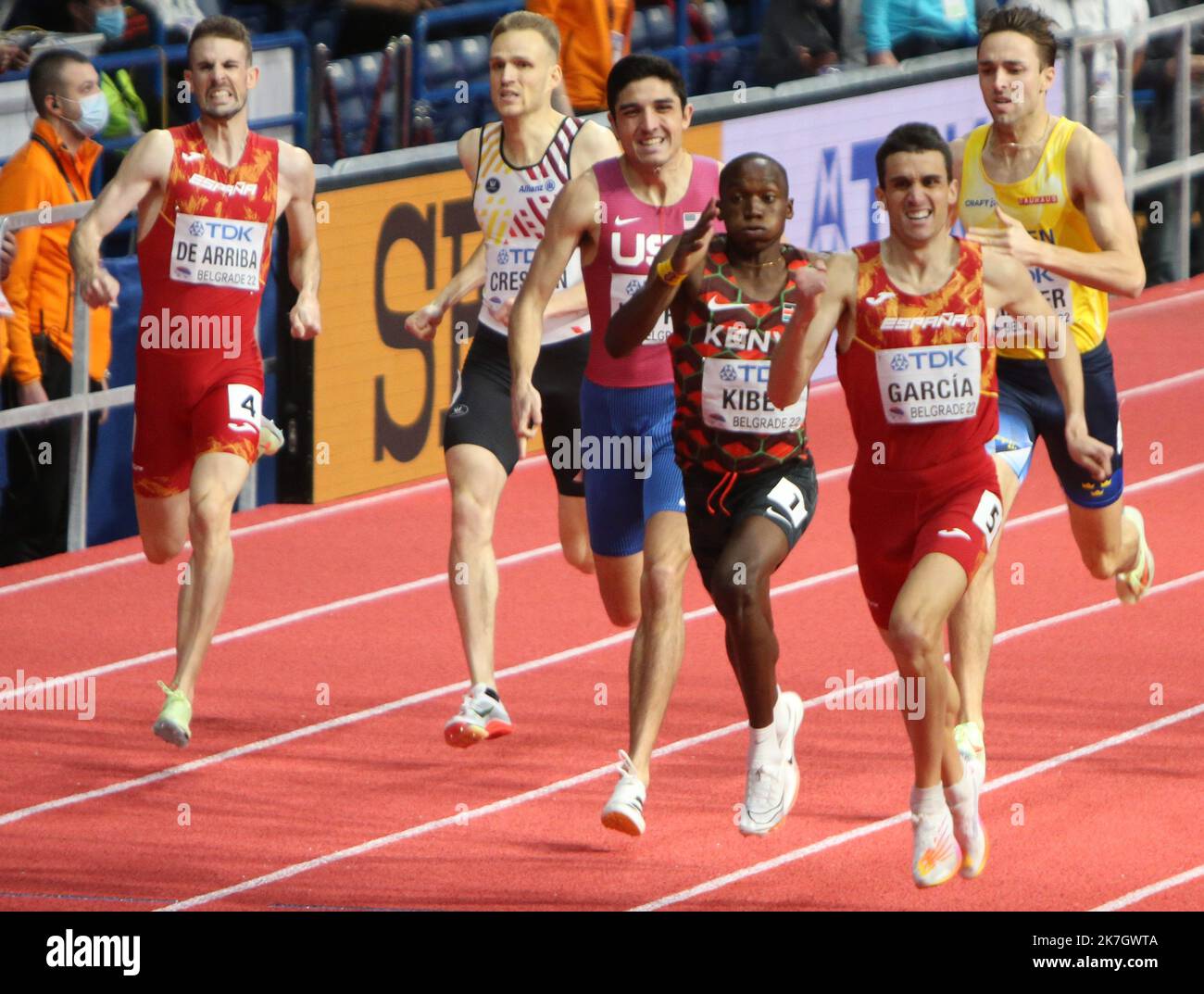 ©Laurent Lairys/MAXPPP - Mariano GARCêA of Spain , Noah KIBET of Kenya ...
