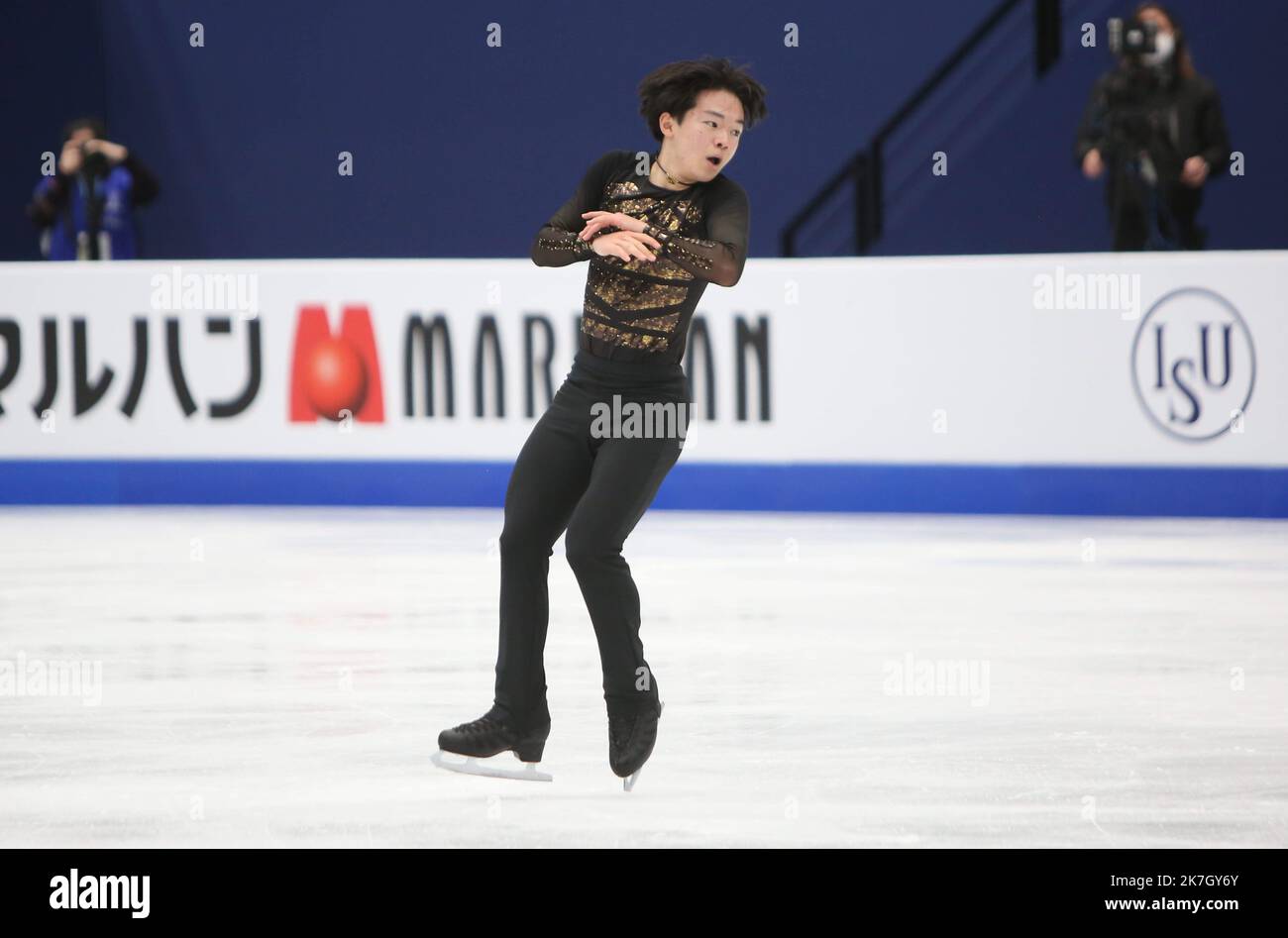 ©Laurent Lairys/MAXPPP - Yuma Kagiyama of Japon during the ISU World ...