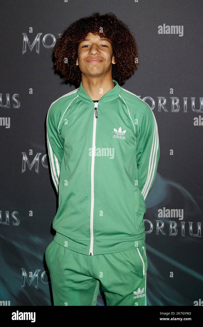 ©Sebastien Muylaert/MAXPPP - Paris 22/03/2022 Lil Tyreese attends the ...