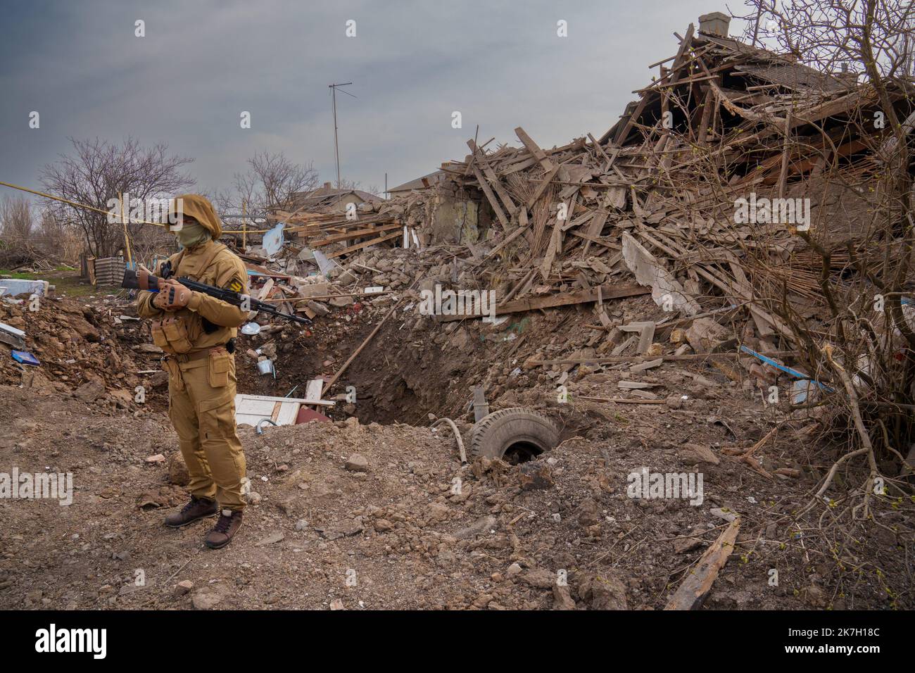 ©Gilles Bader / Le Pictorium/MAXPPP - Shevchenkove 31/03/2022 Gilles ...