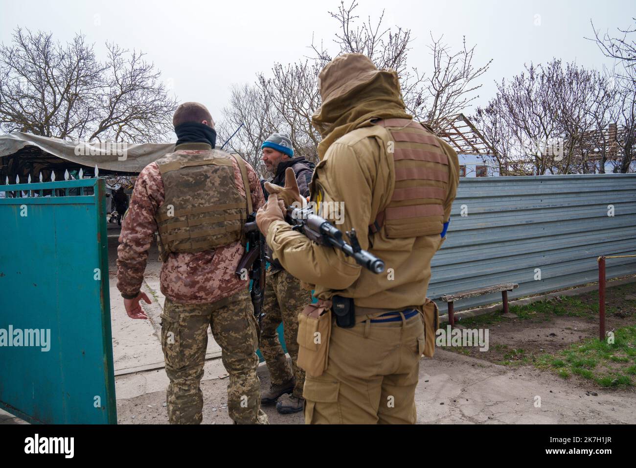 ©Gilles Bader / Le Pictorium/MAXPPP - Prybuz'ke 01/04/2022 Gilles Bader ...