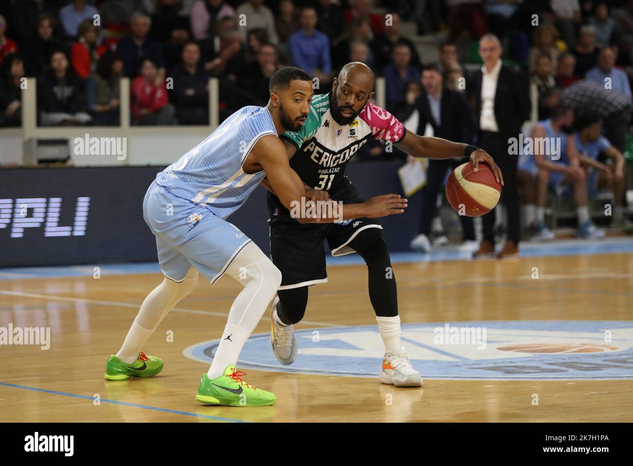 Thierry Larret / Maxppp. Basket Pro B : JA Vichy Clermont Metropole vs ...