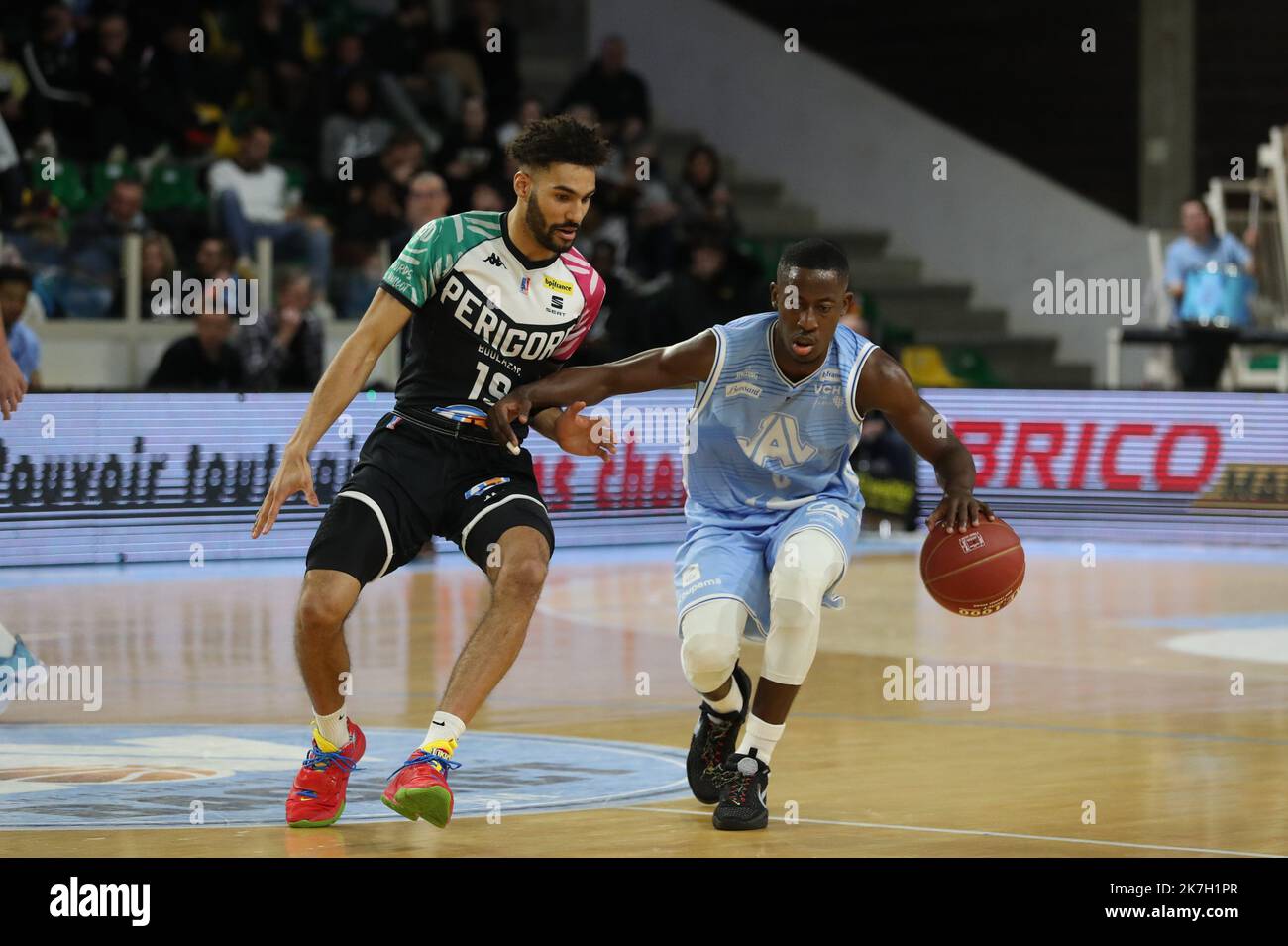 Thierry Larret / Maxppp. Basket Pro B : JA Vichy Clermont Metropole vs Boulazac Basket Dordogne ...