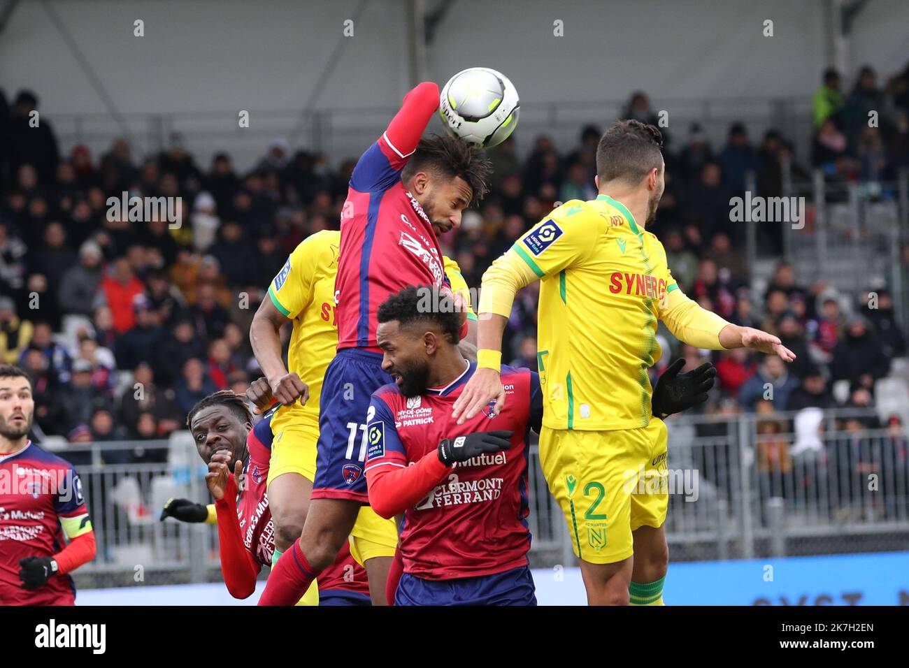 Thierry LARRET / MAXPPP. Football. Ligue 1 Uber Eats. Clermont Foot 63 ...