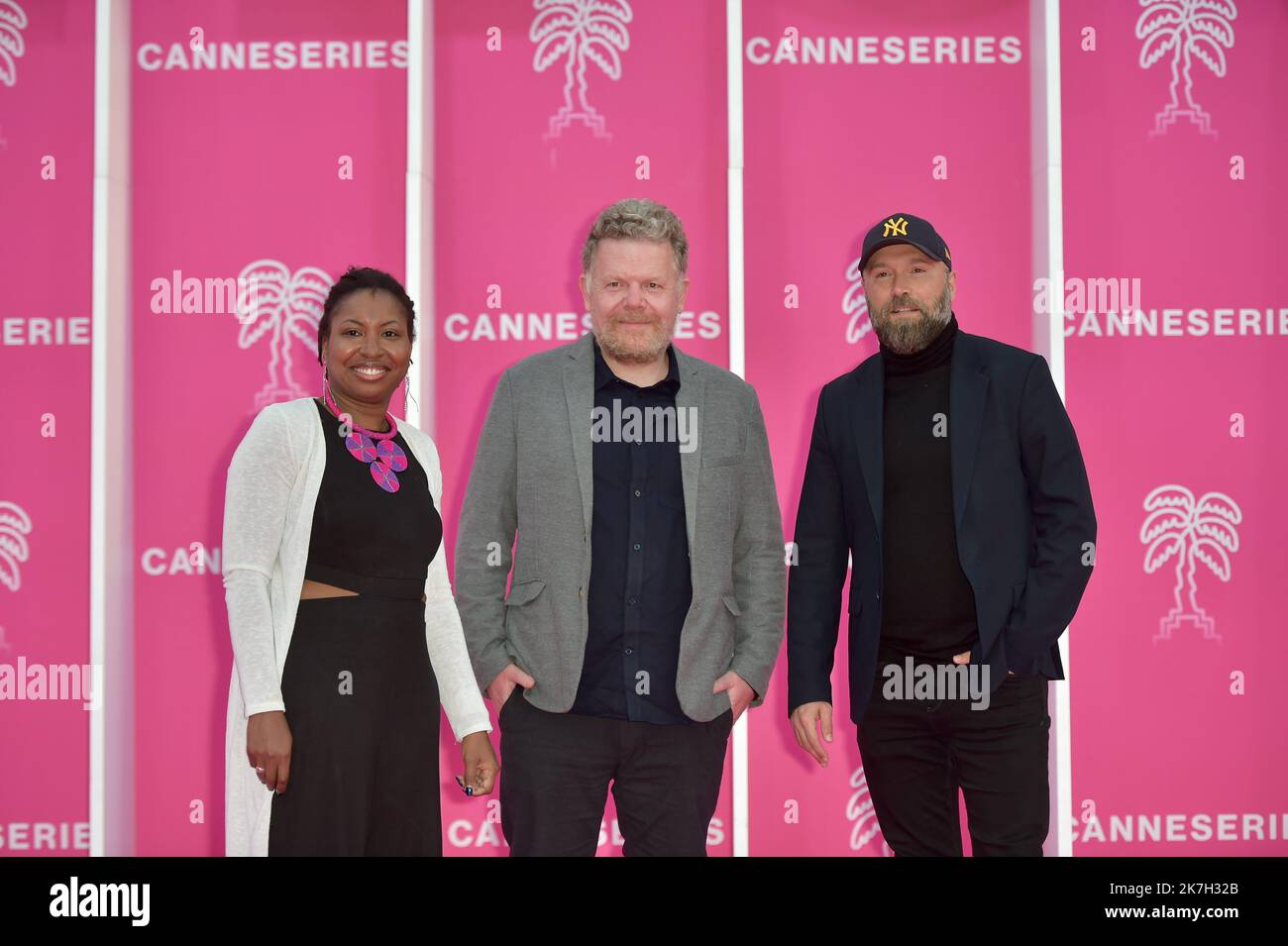 ©FRANCK CASTEL/MAXPPP - 31/03/2022 Pink Carpet : The 5th Canneseries Festival - Day One CANNES ...