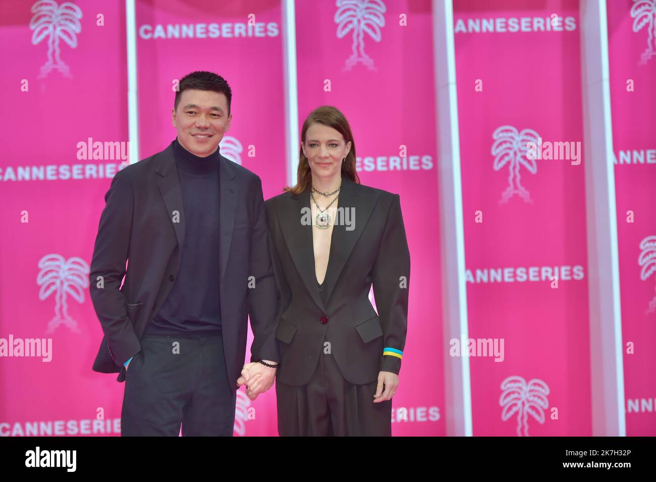 ©FRANCK CASTEL/MAXPPP - 01/04/2022 CANNES, FRANCE - APRIL 02 Daniar ...