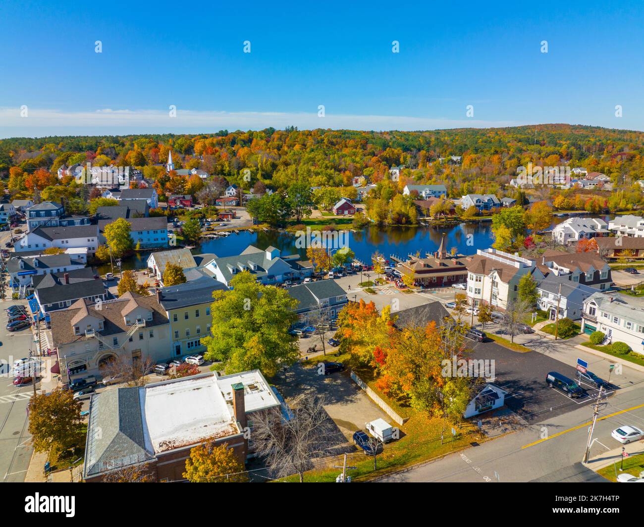 Wolfeboro historic town center back hi-res stock photography and images - Alamy