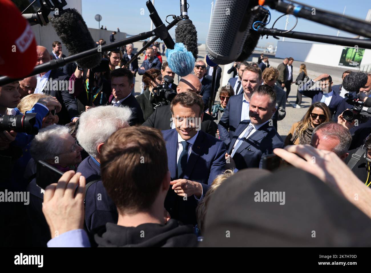 ©PHOTOPQR/LE PARISIEN/LP / Arnaud Journois ; LE HAVRE ; 14/04/2022 ...