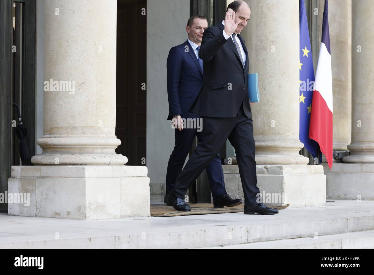 ©PHOTOPQR/LE PARISIEN/olivier corsan ; Paris ; 20/04/2022 ; Jean Castex ...