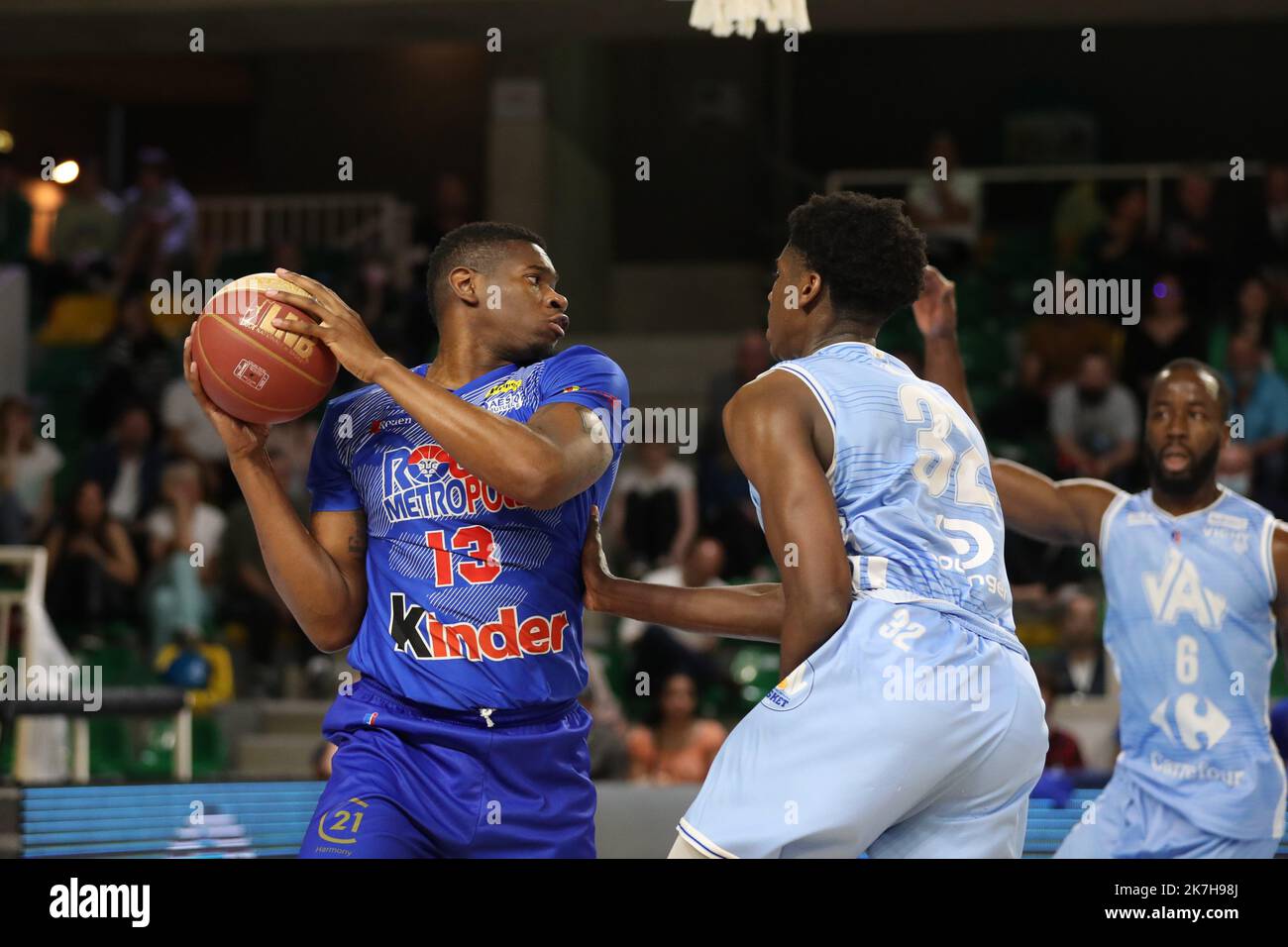 Thierry Larret / Maxppp. Basket Pro B: JA Vichy Clermont Metropole vs ...