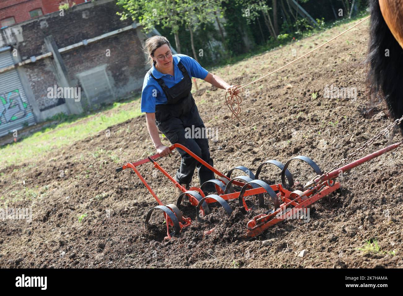 ©PHOTOPQR/VOIX DU NORD/Thierry Thorel ; 26/04/2022 ; Roubaix - Le 26 ...